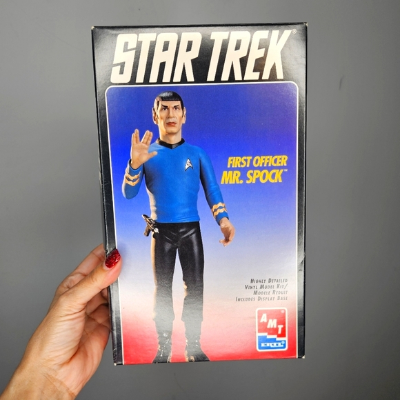 Star Trek | Toys | Vintage Amt Star Trek First Officer Mr Spock Model ...